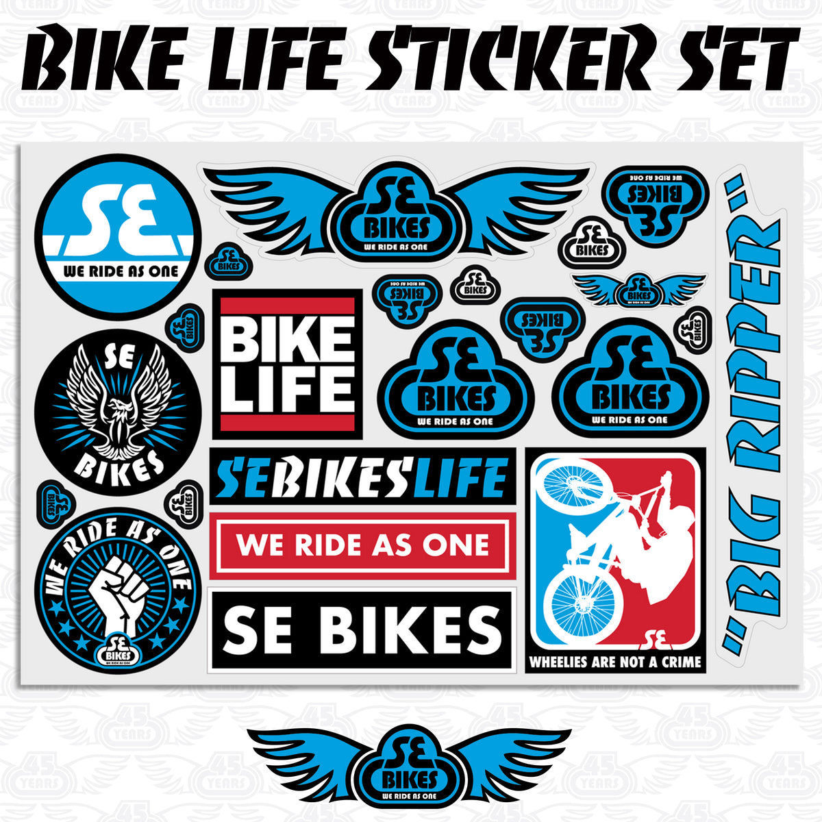 Bike Life Sticker Set – SE BIKES Powered By BikeCo
