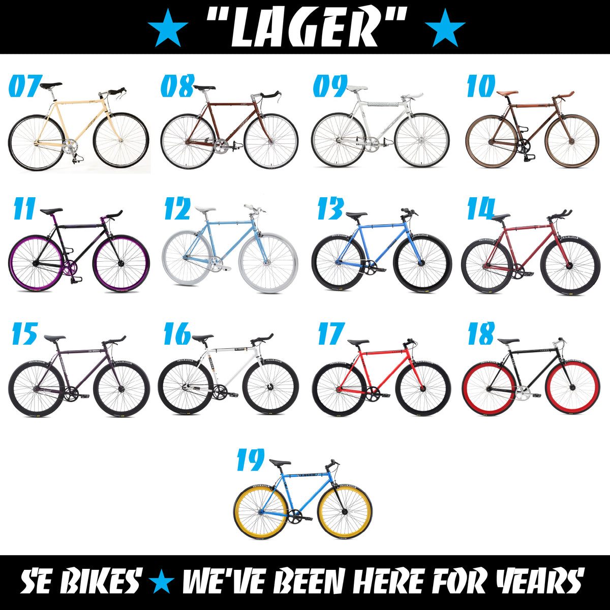 SE Lager Through the Years – SE BIKES Powered By BikeCo