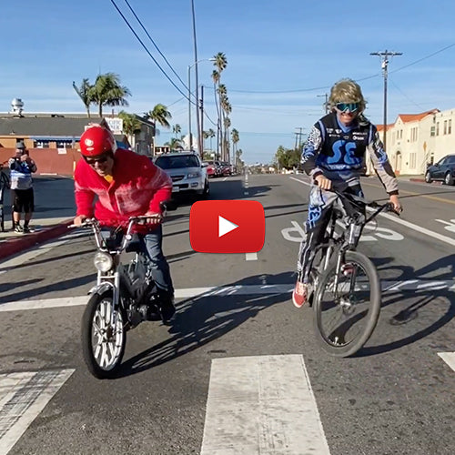 Dick Cheeseburger vs. a Moped? – SE BIKES Powered By BikeCo