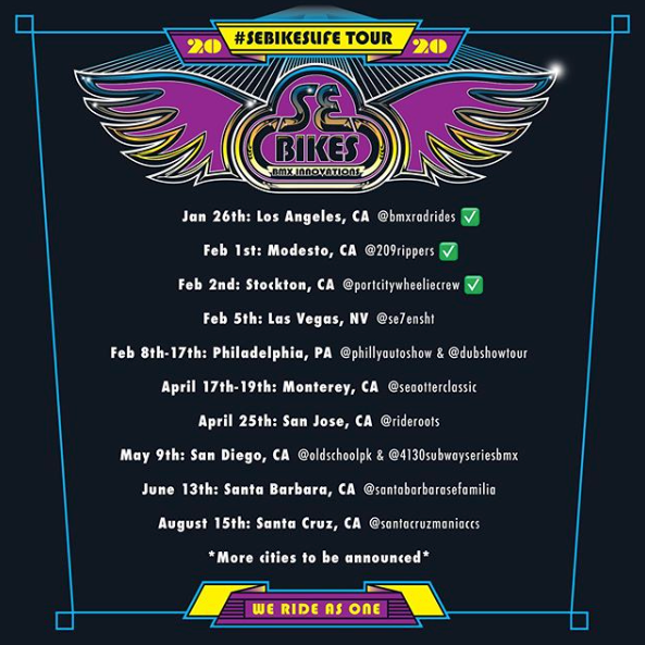 The 2020 SE Bikes Life Tour – SE BIKES Powered By BikeCo
